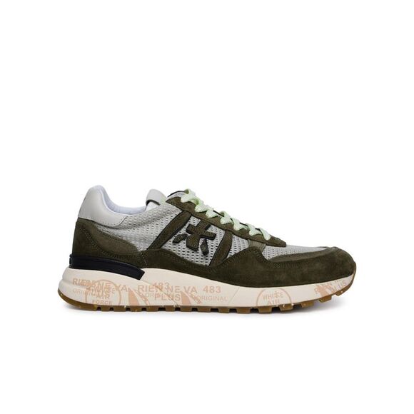 Premiata | Shoes | Premiata Landeck Sneakers In Leather And Green ...
